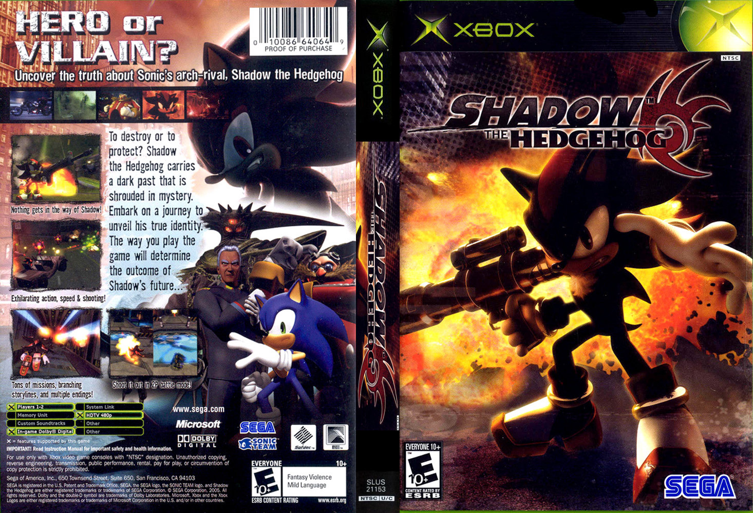 Game Zone: SHADOW THE HEDHEHOG